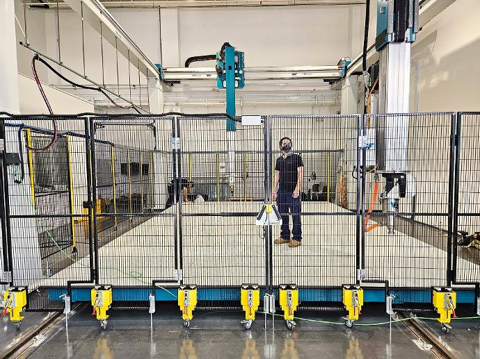 Concrete 3D Print Tables | Virtual Smart Factory