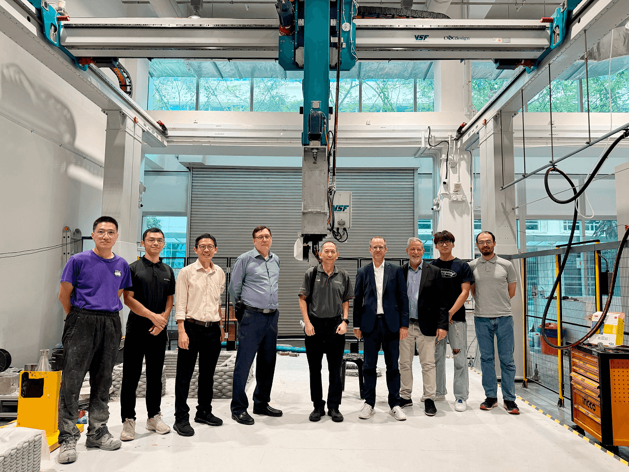 CNC Design Unveils Southeast Asia's Largest Concrete 3D Printer at NTU ...